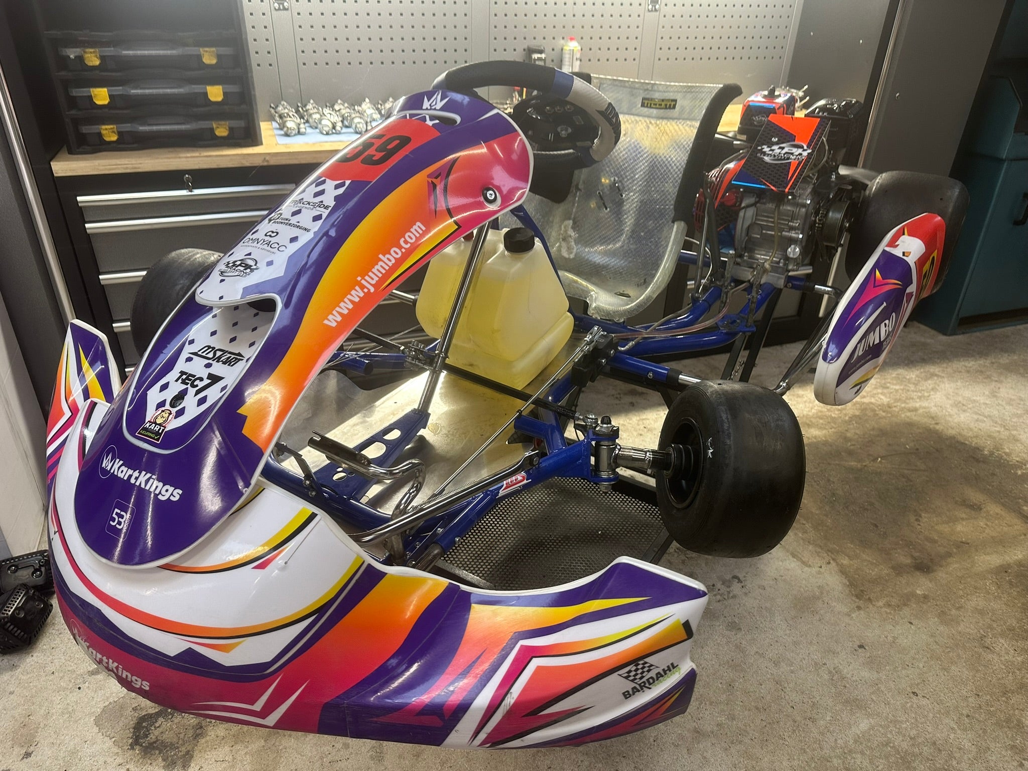 MS Pro kart #59 - 2024 - Getunede motoren – Prokartshop.nl