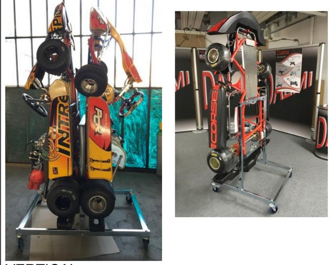 Dalmi Vertical kart stand – Prokartshop.nl